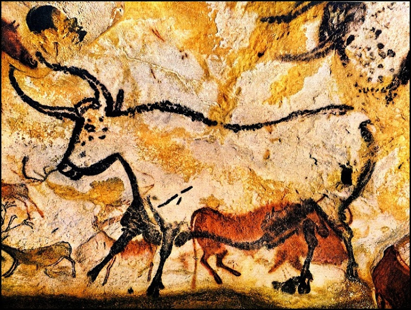Lascaux Cave Walls: Prehistoric Drawings